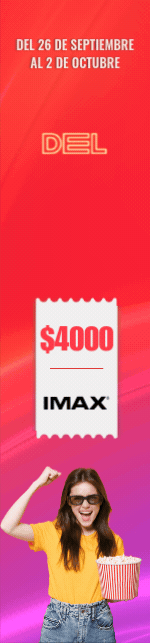 Cartelera de Cine Imax Theatre - Consultá Entradas 2x1