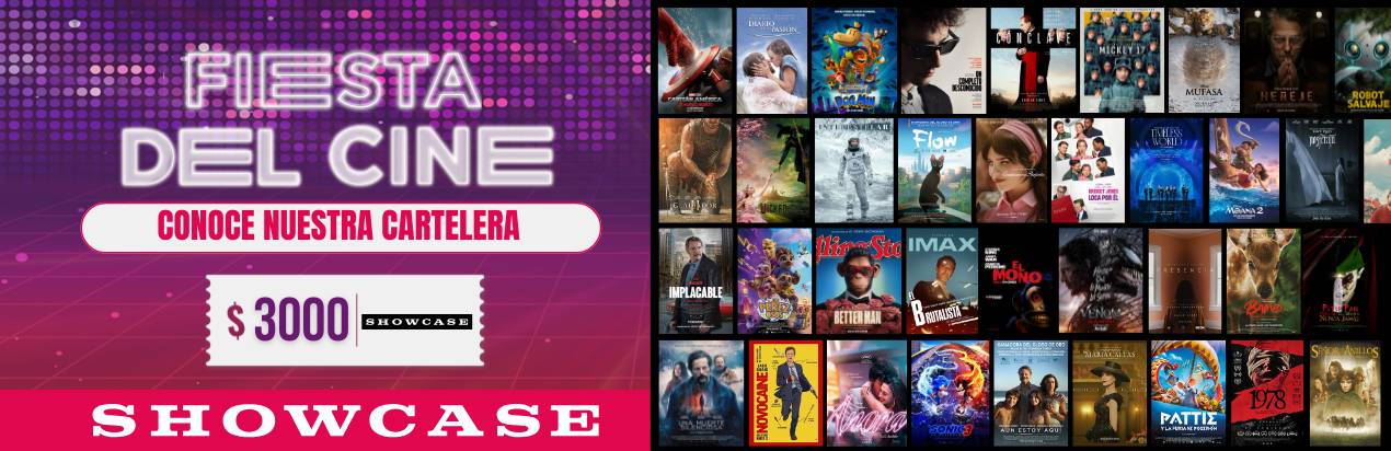 Cartelera de Cines Showcase | IMAX - Consultá Entradas 2x1